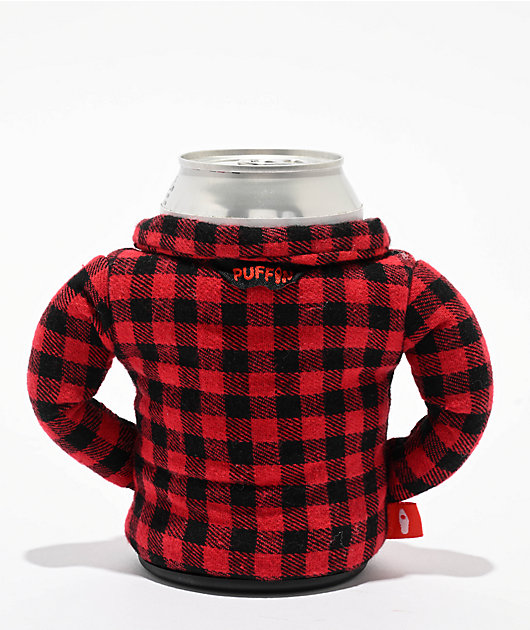 Puffin The Lumberjack Red Can Cooler | Zumiez