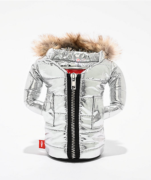 Puffin The Pahka Silver Tall Can Cooler | Zumiez