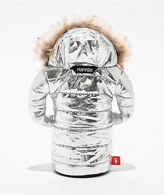 Puffin The Pahka Silver Tall Can Cooler | Zumiez