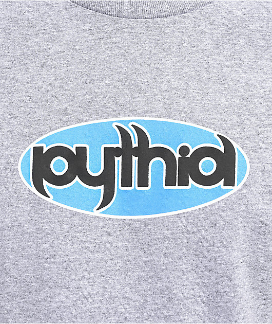Pythia Circle Logo Grey T-Shirt | Zumiez