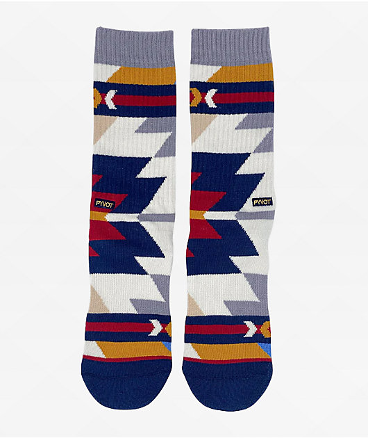 Pyvot Arrow Grey Crew Socks | Zumiez