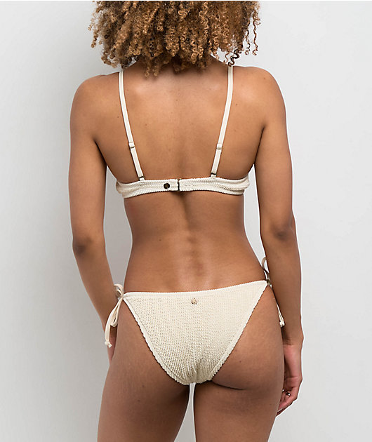 Quiksilver Kendal Seashell High Leg Bikini Bottom | Zumiez