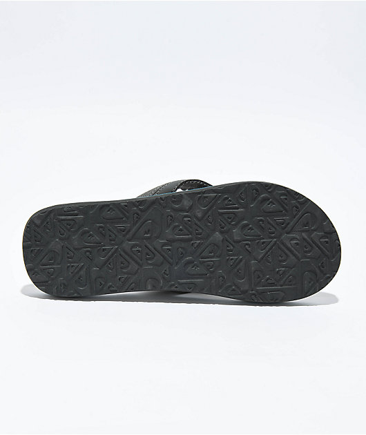 Quiksilver Makaha Solid Dark Grey Sandals | Zumiez