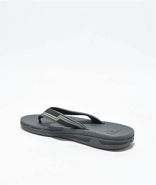 Quiksilver Makua Grey Sandals | Zumiez