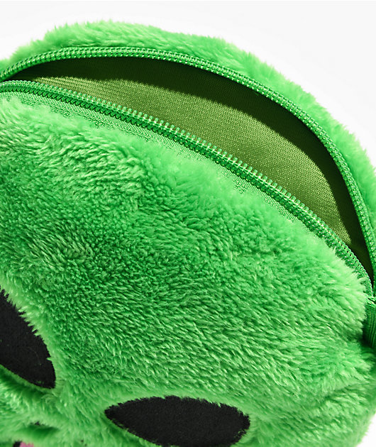 RIPNDIP Lord Alien Green Sherpa Crossbody Bag | Zumiez