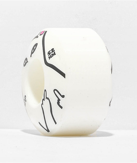 RIPNDIP Lord Nermal 52mm White Skateboard Wheels | Zumiez