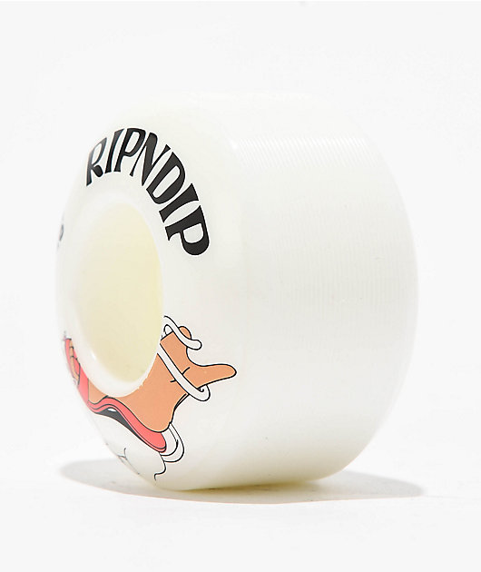 RIPNDIP Nermboutins 50mm White Skateboard Wheels | Zumiez