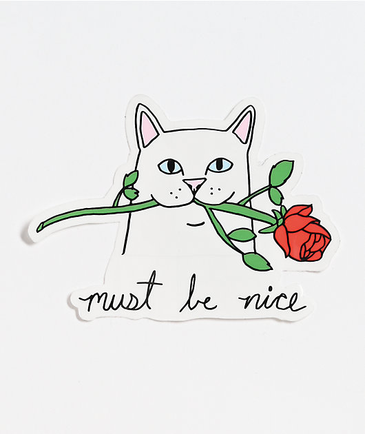 RIPNDIP Romantic Nerm Sticker | Zumiez