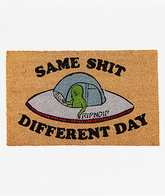 RIPNDIP Same Shit Different Day Brown Door Mat | Zumiez
