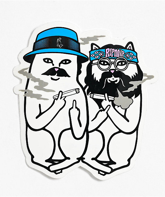 RIPNDIP x Cheech And Chong And Nerm Sticker | Zumiez