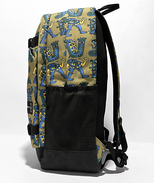 RVCA Curb Skate Avocado Backpack | Zumiez