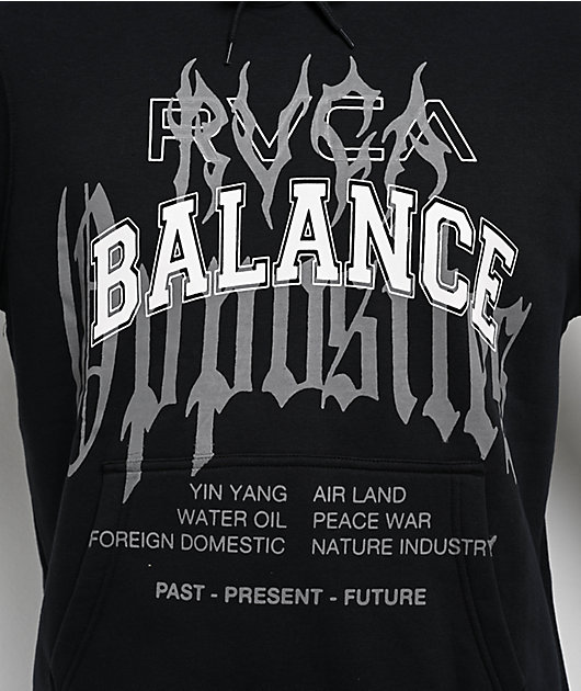 RVCA Metalurgy Black Hoodie | Zumiez