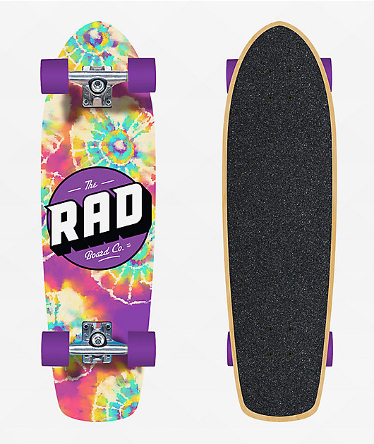 Rad Retro Roller Neochrome 28" Cruiser Skateboard Complete | Zumiez