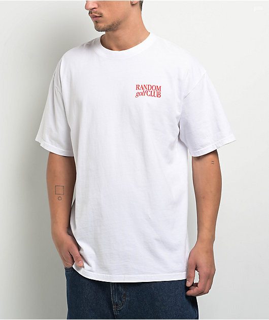 Random Golf Club Meetup Clubhouse White T-Shirt | Zumiez