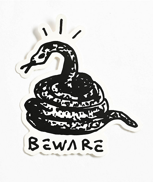 Real Buy Beware Clear Sticker | Zumiez