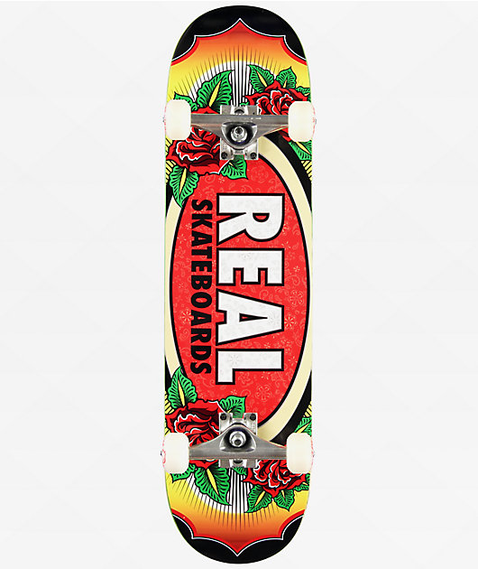 Real Rose Oval 8.25" DLX Skateboard Complete | Zumiez