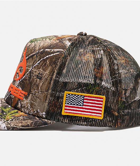 Realtree Woodland Camo Trucker Hat | Zumiez