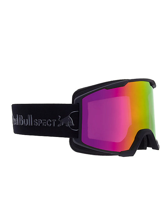 Red Bull Spect Solo 005BU2 Black Snowboard Goggles | Zumiez