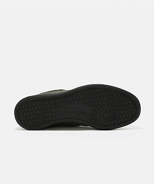 Reebok x Obey Club C 85 Green, Black & Red Shoes | Zumiez