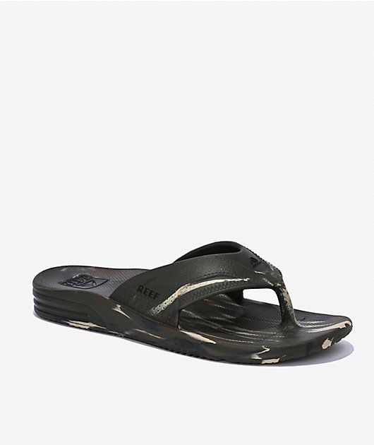 Reef Fanning H20 Marble Camo Sandals | Zumiez