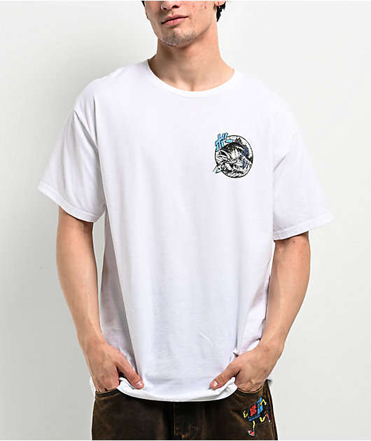 Reel Happy Co. The Chase White T-Shirt | Zumiez