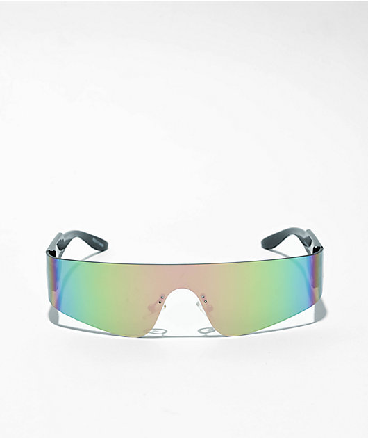 Reeves Blue Reflective Sunglasses | Zumiez