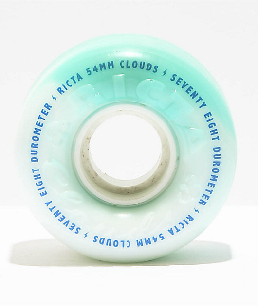 Ricta Clouds 54mm 78a Blue Cruiser Skateboard Wheels | Zumiez
