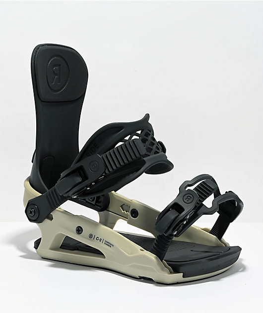 Ride C-2 Khaki Snowboard Bindings 2023 | Zumiez