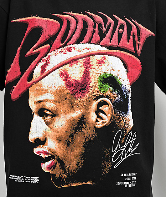 Rodman Apparel Head Profile Black T-Shirt | Zumiez