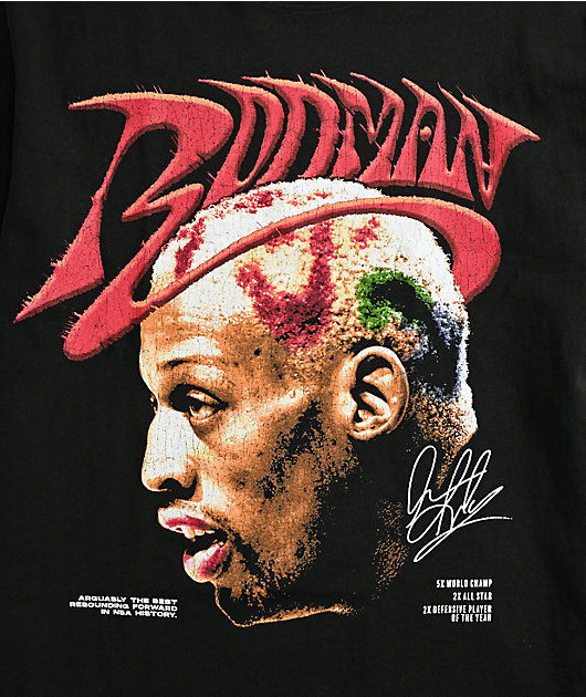 Rodman Apparel Head Profile Black T-Shirt | Zumiez