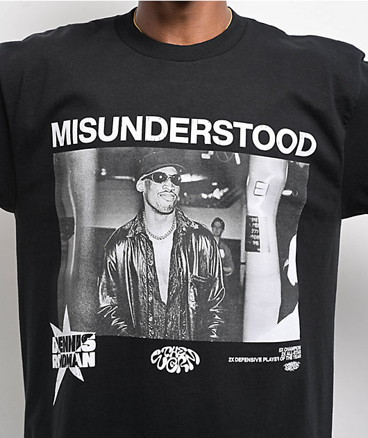Rodman Apparel Misunderstood Black T-Shirt | Zumiez