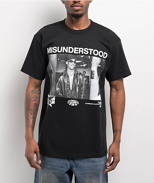 Rodman Apparel Misunderstood Black T-Shirt | Zumiez