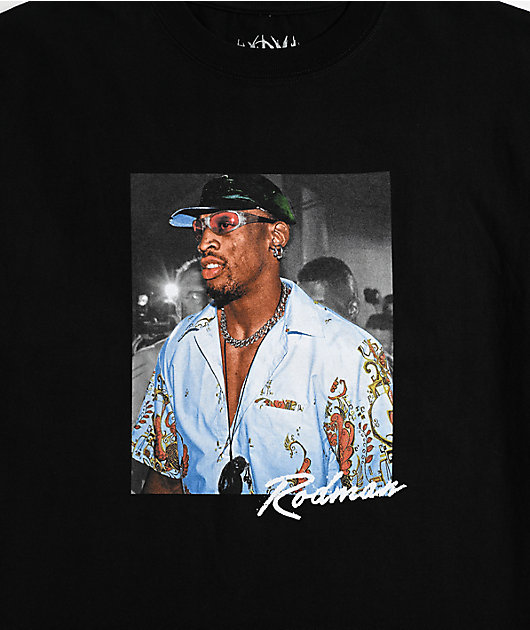 Rodman Apparel Signature Photo Black T-Shirt | Zumiez