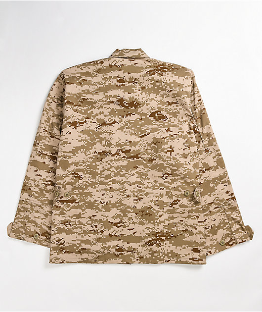 Rothco BDU Digi Camo Long Sleeve Button Up Shirt | Zumiez