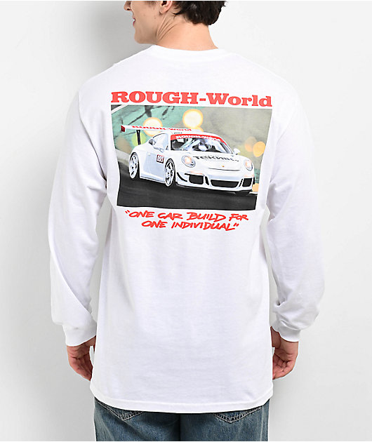 Rough World One Car Long Sleeve White T-Shirt | Zumiez