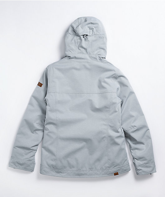 Roxy Billie Grey 10K Snowboard Jacket | Zumiez