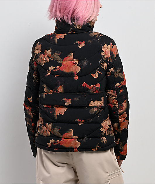 Roxy Christal Rose Garden Puffer Jacket | Zumiez