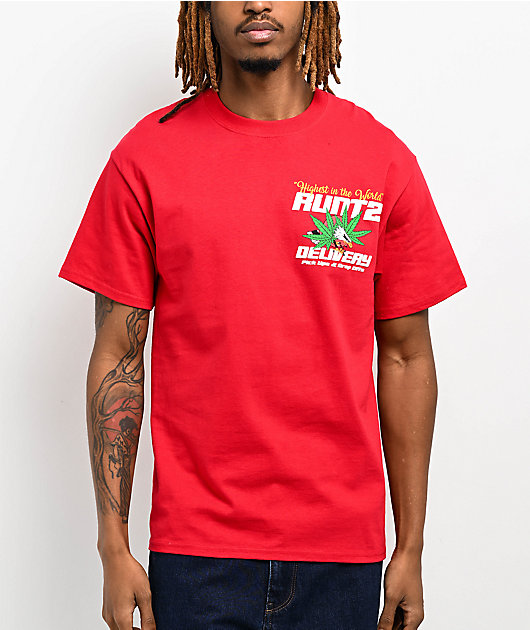 Runtz Couriers Red T-Shirt | Zumiez