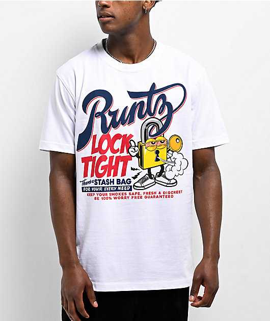 Runtz Lock Tight White T-Shirt | Zumiez