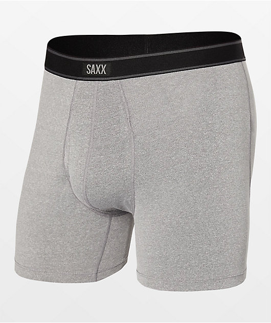 SAXX Daytripper Grey Boxer Briefs | Zumiez