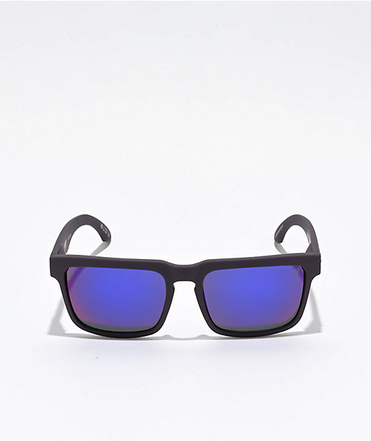 SPY Helm Matte Plum & Happy Purple Spectra Mirror Sunglasses | Zumiez