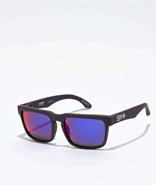 SPY Helm Matte Plum & Happy Purple Spectra Mirror Sunglasses | Zumiez