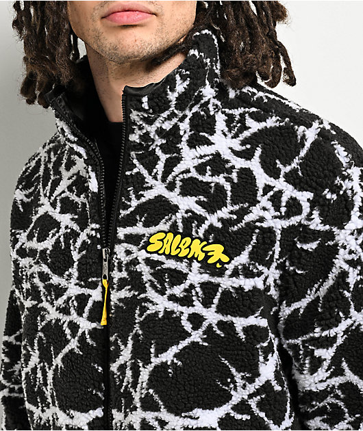 Salem7 Thorny Black Sherpa Jacket | Zumiez