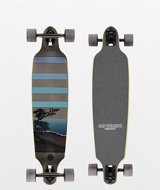 San Clemente Night Lake 36" Drop Through Longboard Complete | Zumiez