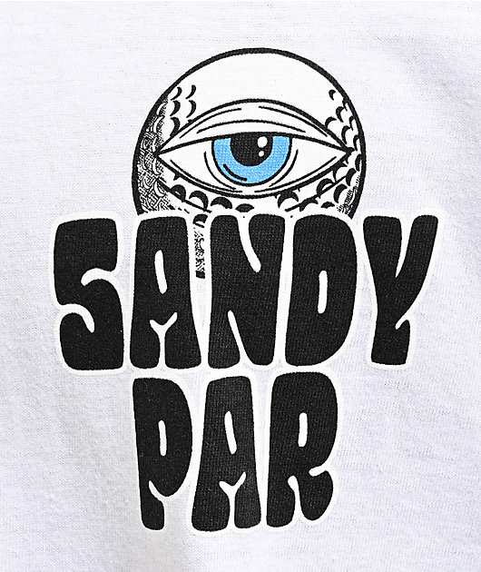 Sandy Par Golf Wash White T-Shirt | Zumiez