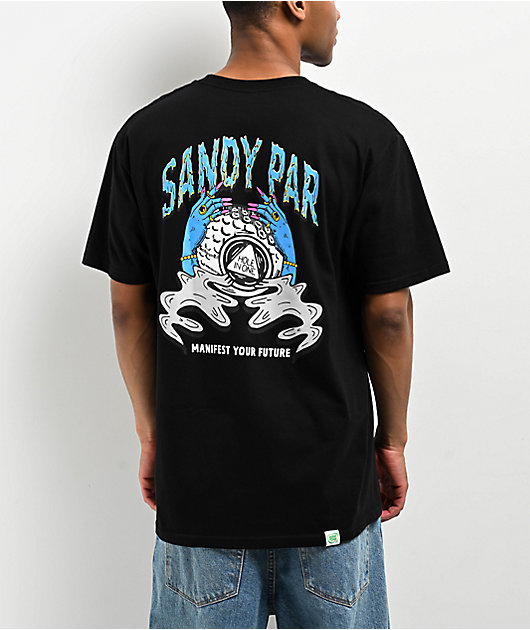 Sandy Par Manifest Hole In One Black T-Shirt | Zumiez