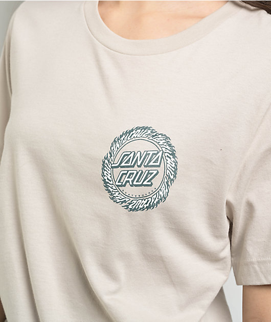 Santa Cruz Flame Ringed Dot Dust T-Shirt | Zumiez