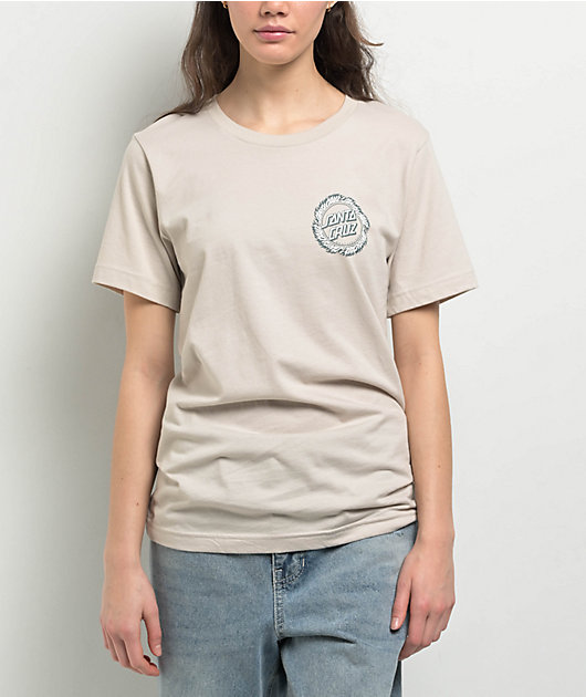 Santa Cruz Flame Ringed Dot Dust T-Shirt | Zumiez