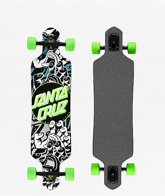 Santa Cruz Handled Dot 36" Drop Through Longboard Complete | Zumiez