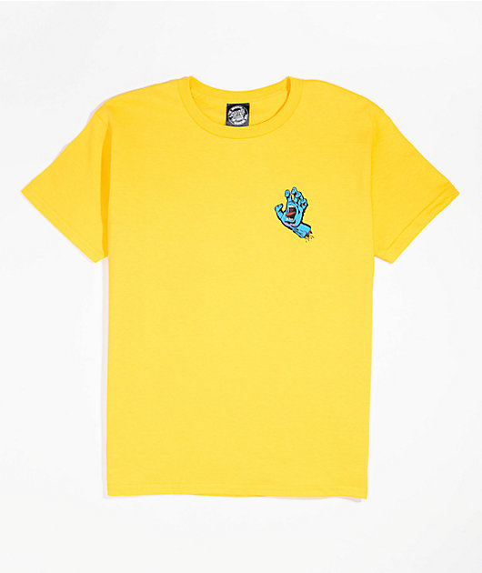 Santa Cruz Kids Screaming Hand Tan T-Shirt | Zumiez